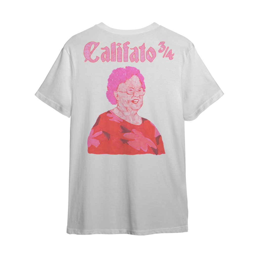 Camiseta CALIFATO ¾ por Marina Nosequé